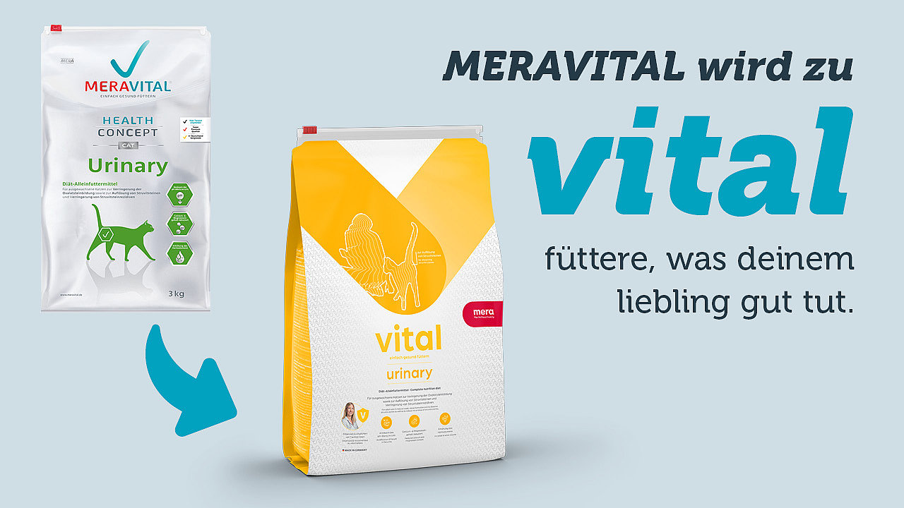 Aus MERA VITAL wird vital - mera - The Petfood Family