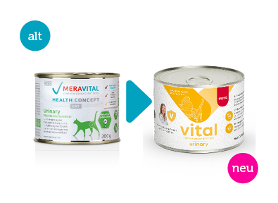 Aus MERA VITAL wird vital - mera - The Petfood Family